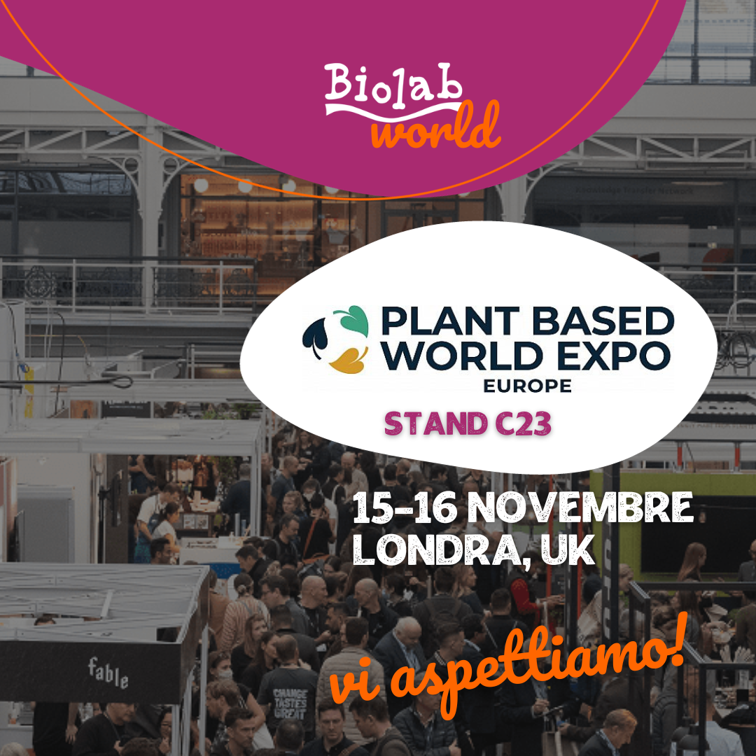 BIOLAB PRESENTE A PLANT BASED WORLD EXPO 15-16 NOVEMBRE - Biolab